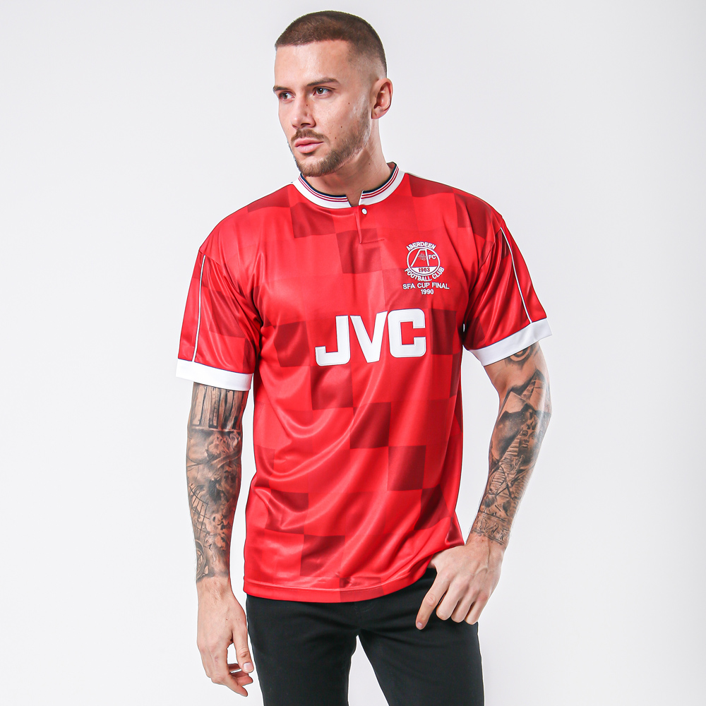 Aberdeen 1990 Scottish Cup Final shirt | Aberdeen Retro Jersey | 3 Retro