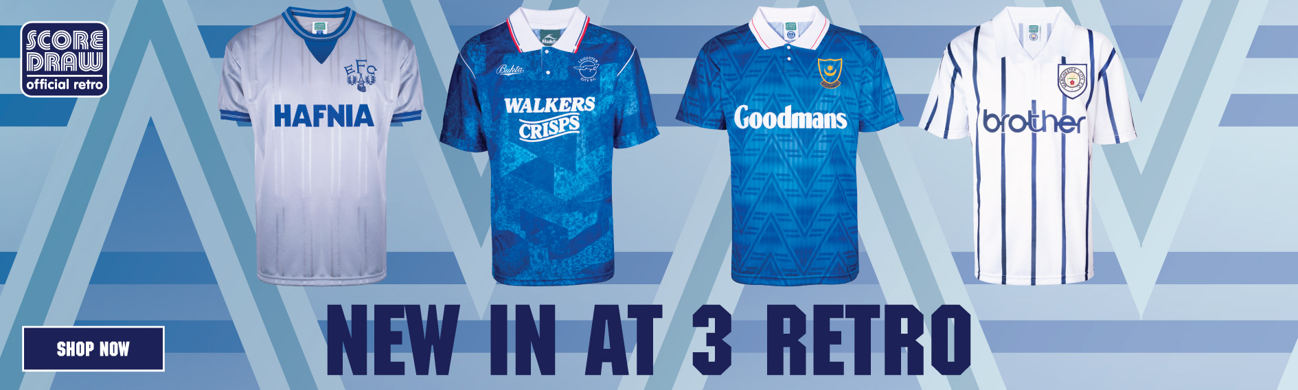 Buy vintage clothing and retro football shirts from 3Retro